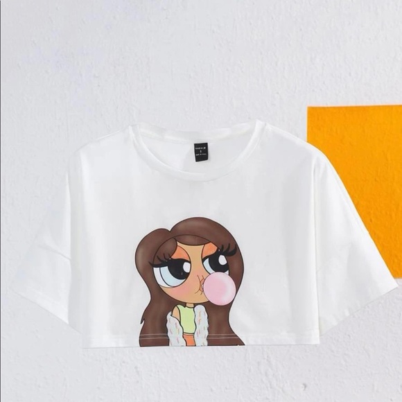 Tops | Cute Bratz Graphic Design Crop Top | Poshmark